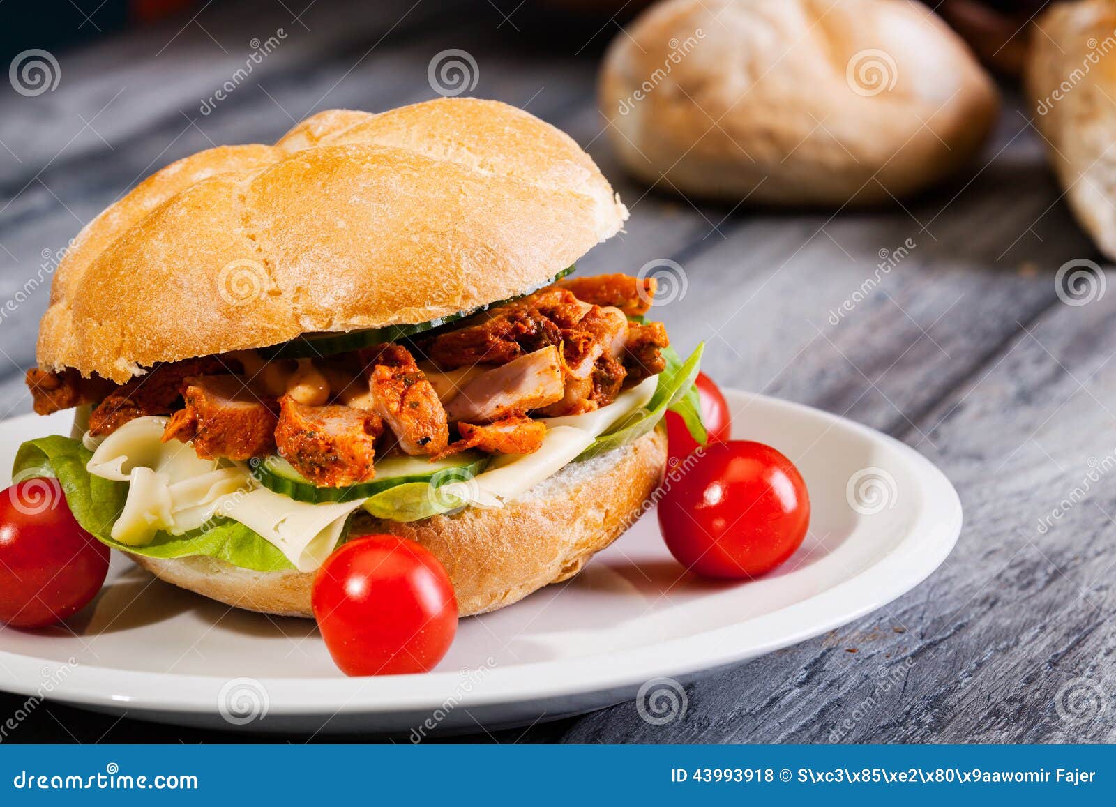 Kebab sandwich stock photo. Image of garlic, snack, bread - 43993918