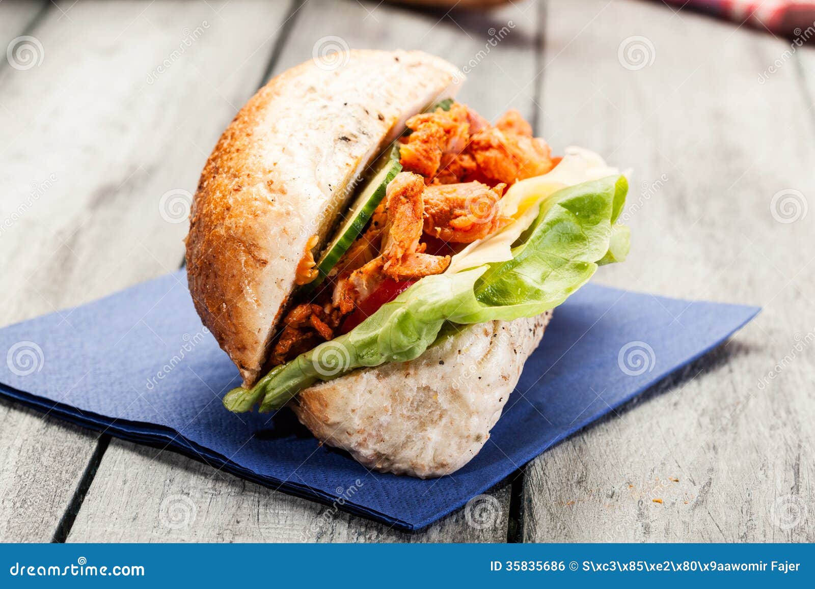 Kebab sandwich stock photo. Image of lettuce, slice, parsley - 35835686