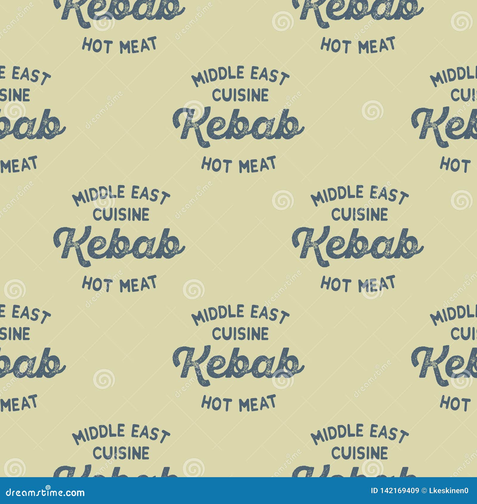 Kebab seamless pattern stock vector. Illustration of ornamental - 142169409