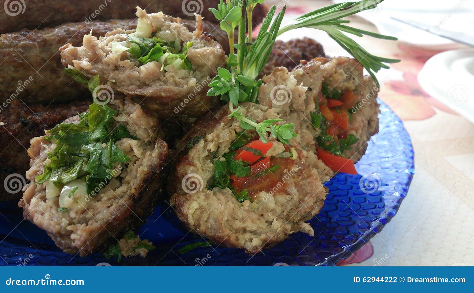 Kebab stuffed stock photo. Image of country, fragrant - 62944222