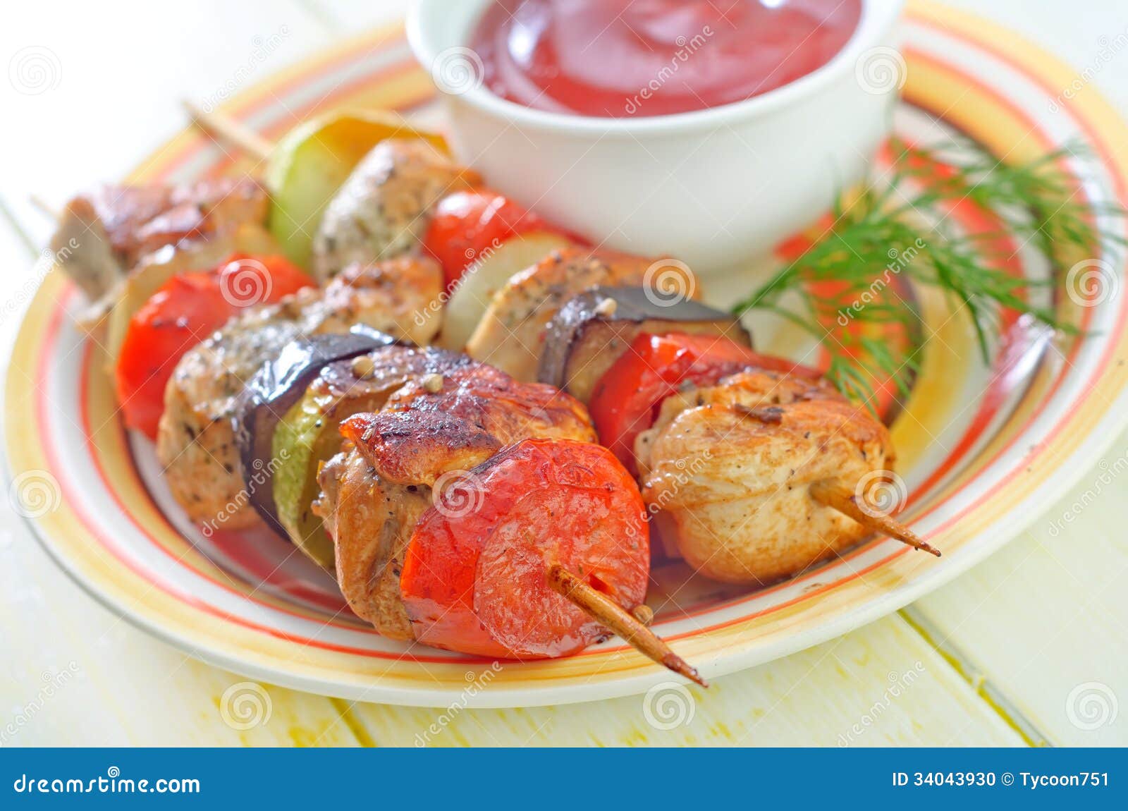 Kebab stock photo. Image of background, cuisine, delicious - 34043930
