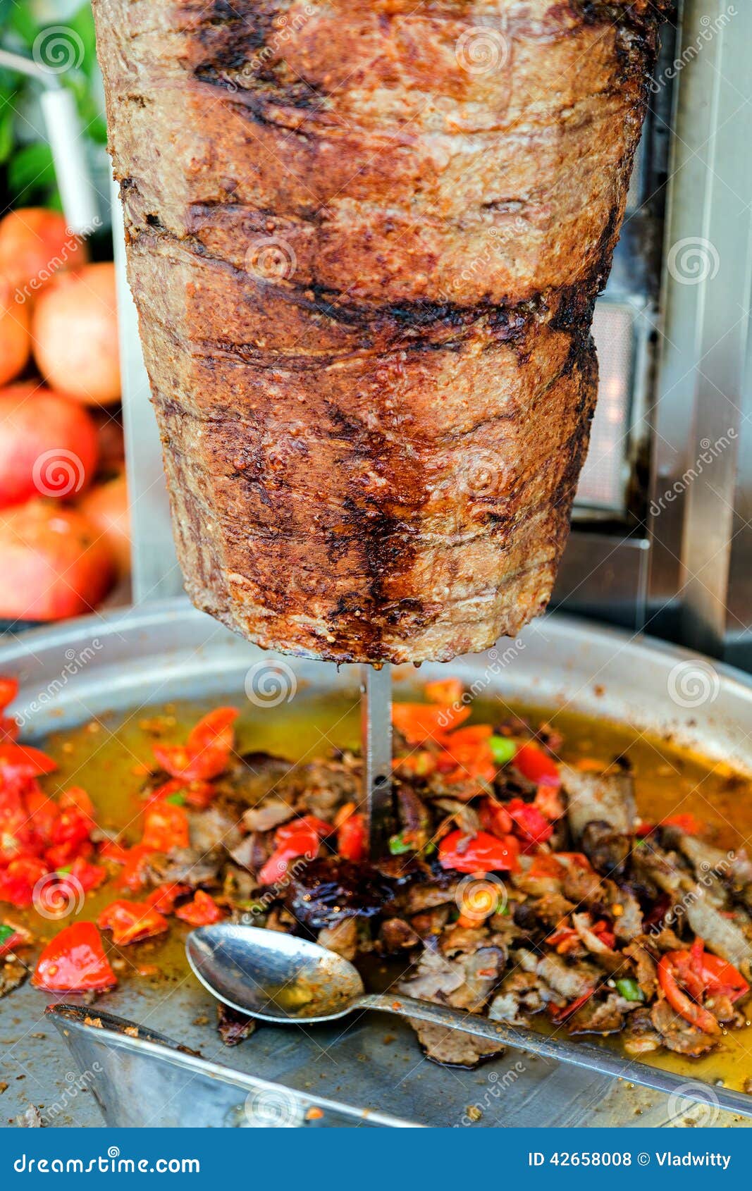 Kebab Turco Del Doner De La Comida Foto de archivo - Imagen de calle ...