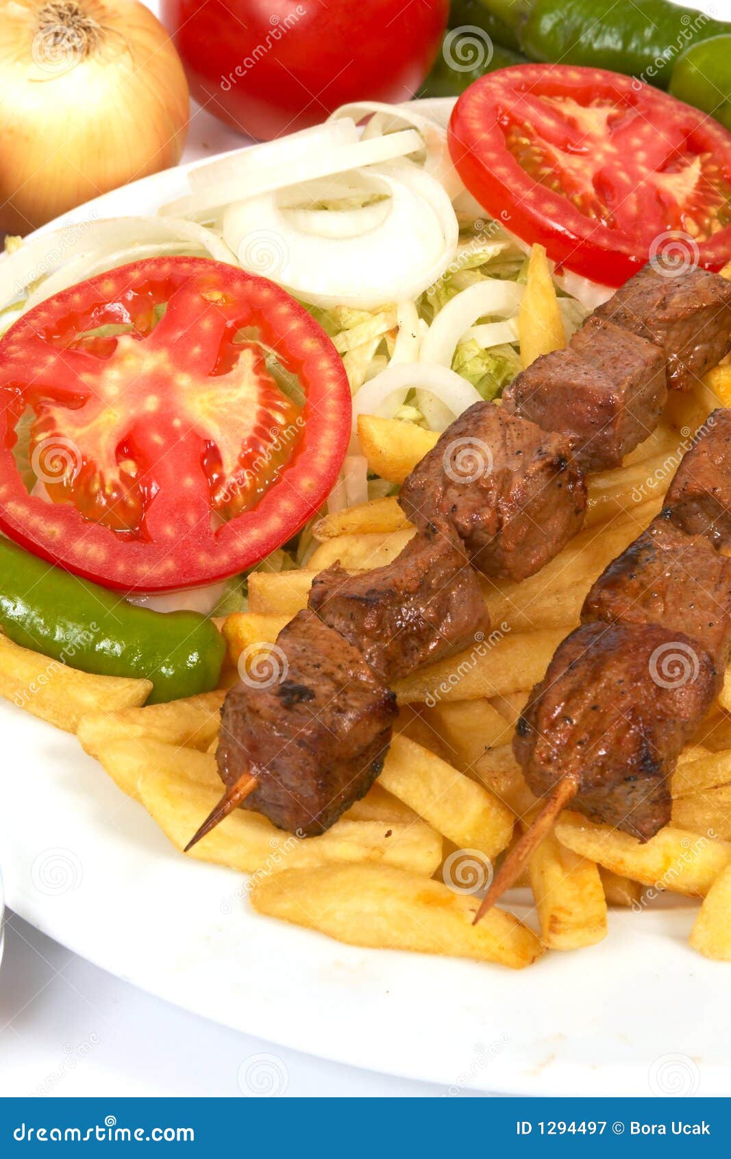 Kebap stock image. Image of dish, lunch, substantial, meat - 1294497