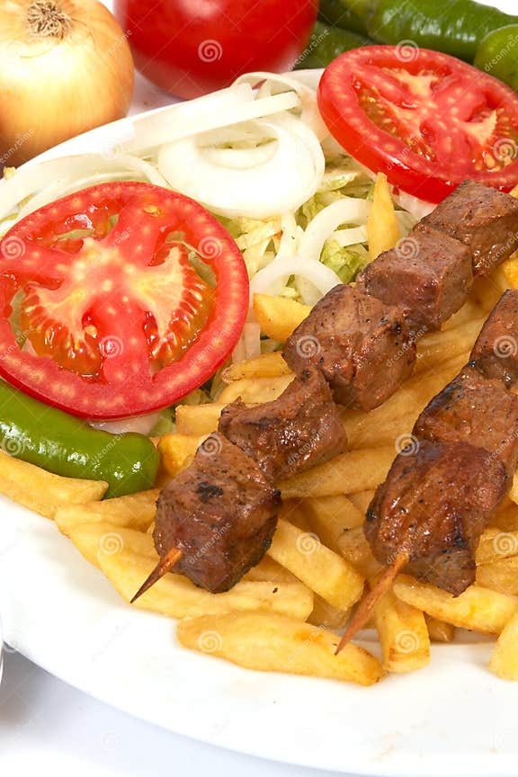 Kebap stock image. Image of dish, lunch, substantial, meat - 1294497