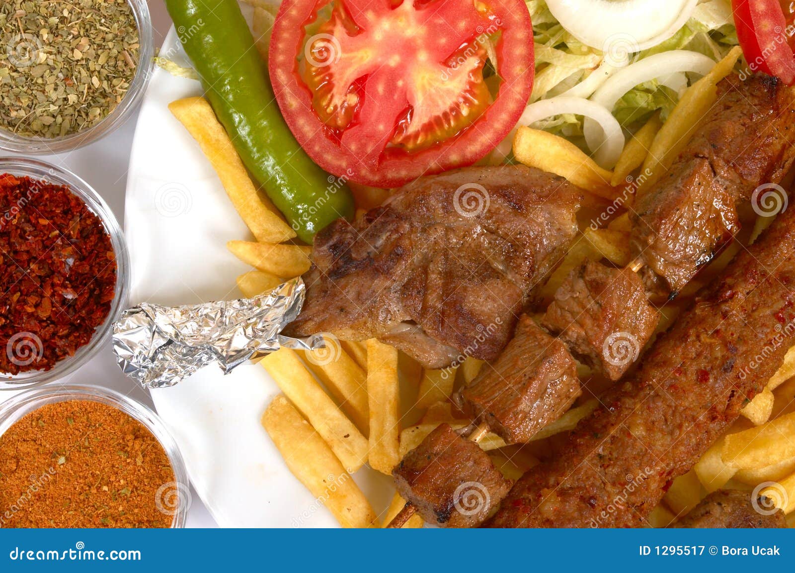 Kebap special stock image. Image of recipes, onion, recipe - 1295517
