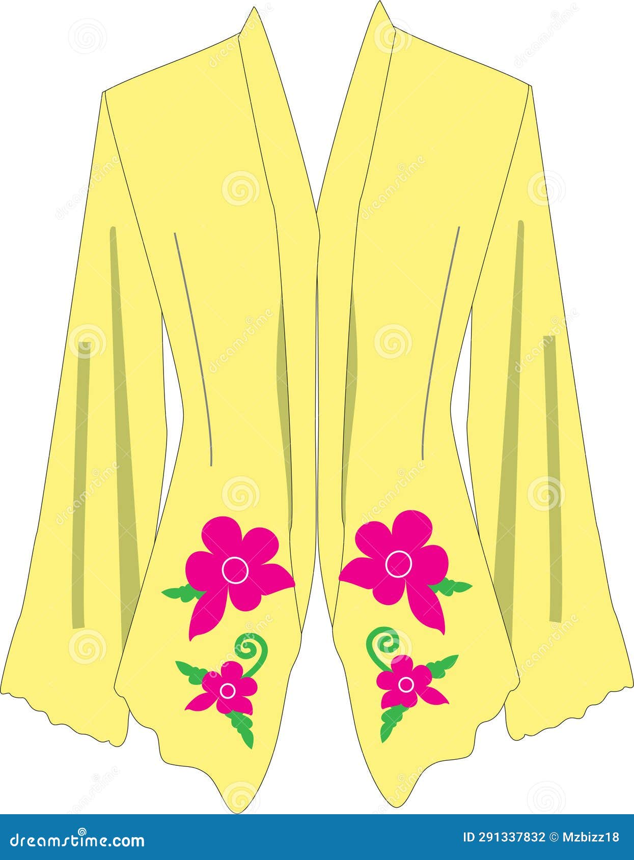 Peranakan Baba Nyonya Cartoon Family | CartoonDealer.com #259361495