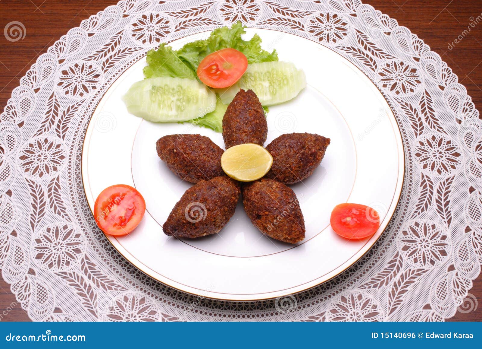 Kebbeh stock photo. Image of lebanon, tawouk, mediterranean - 15140696