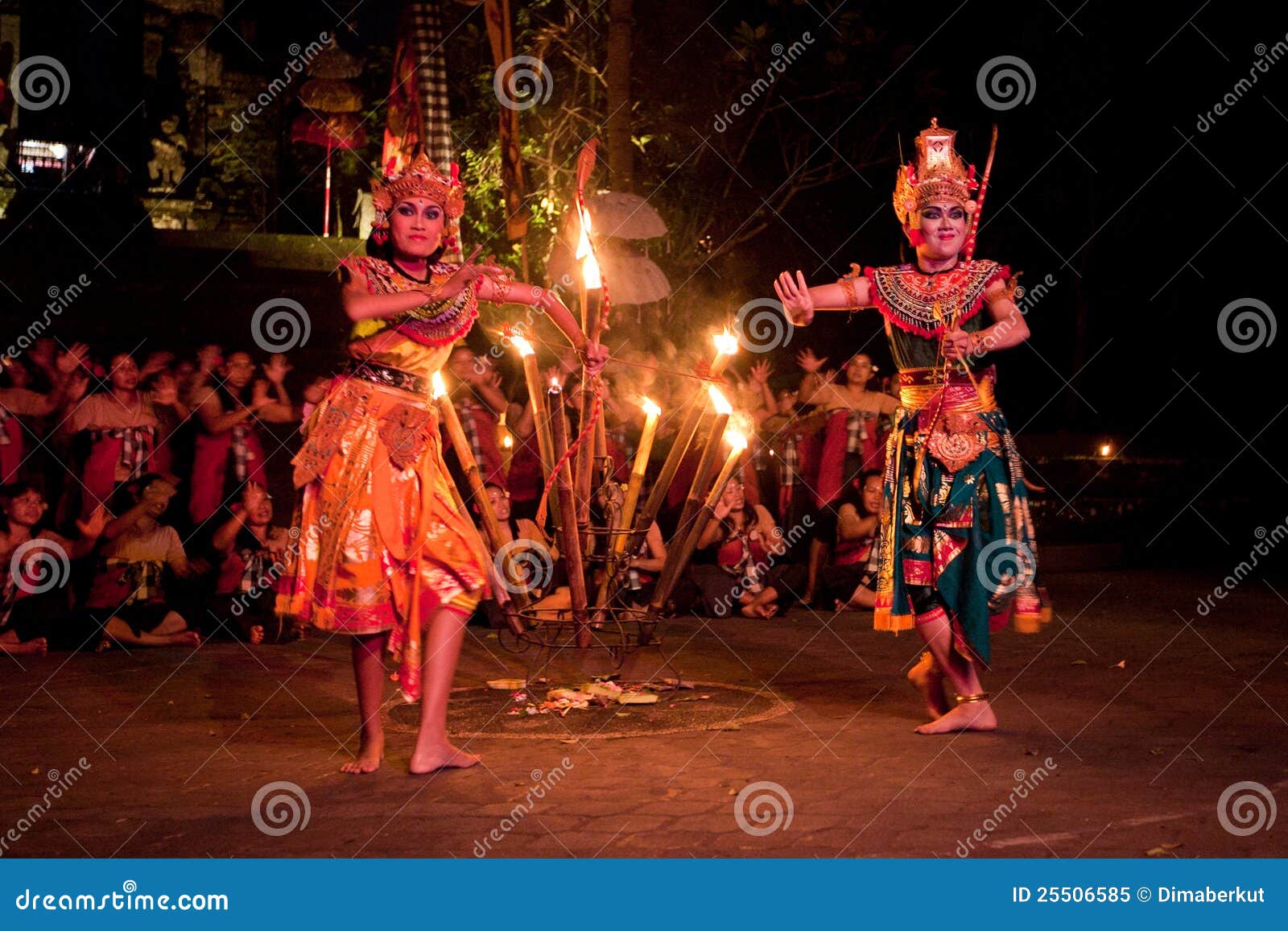 Kecak Dance on Bali island editorial image. Image of indigenous - 25506585