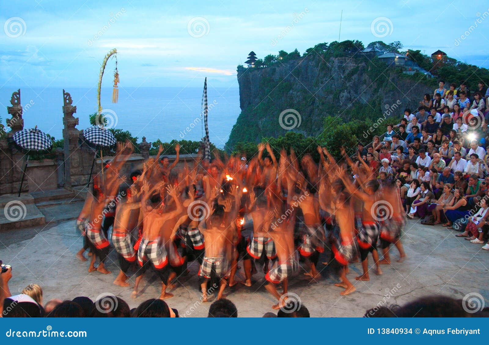 Kecak Dance at Uluwatu Bali Editorial Stock Image - Image of religious ...