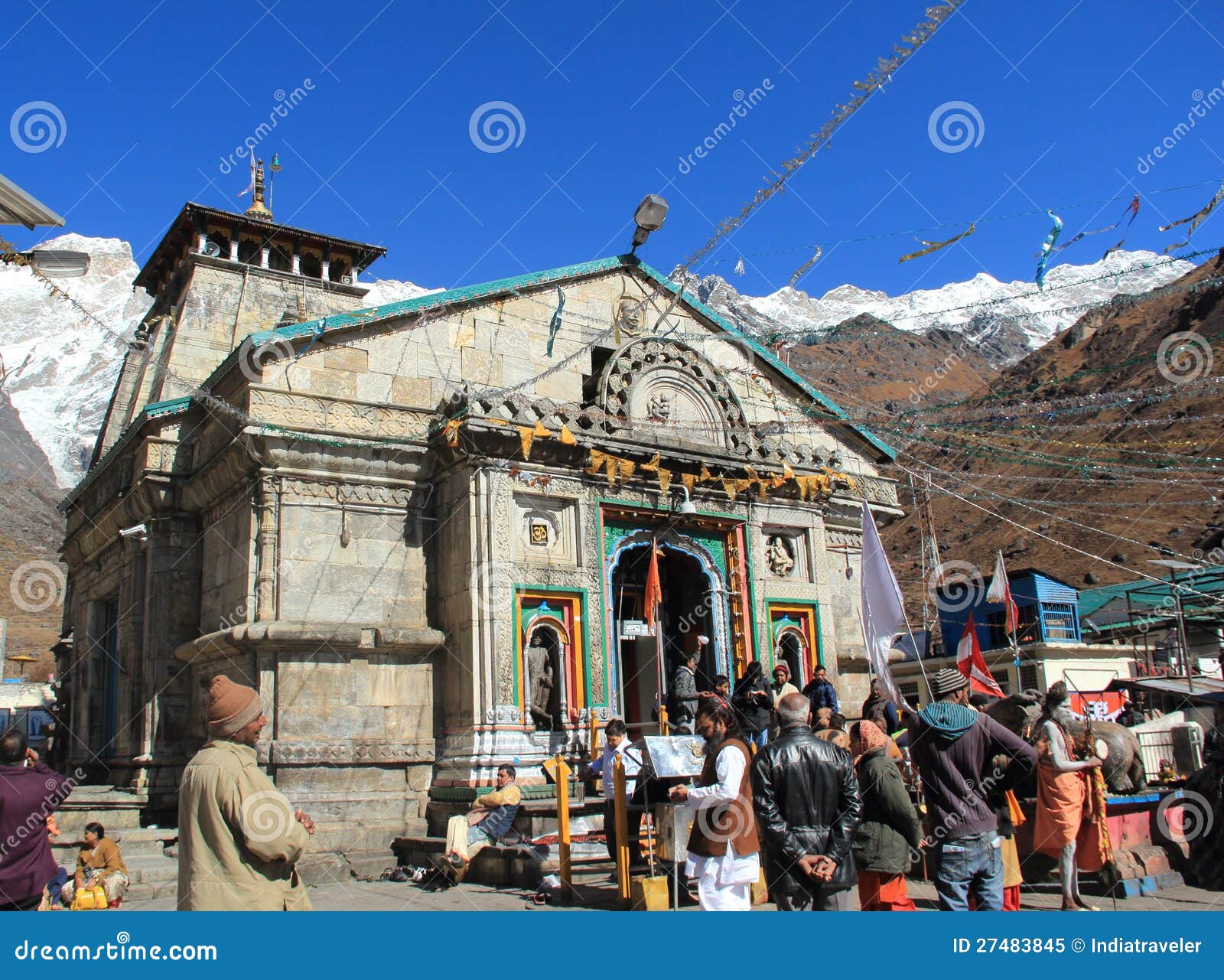 Kedar Nath Temple. Editorial Photo | CartoonDealer.com #27483845