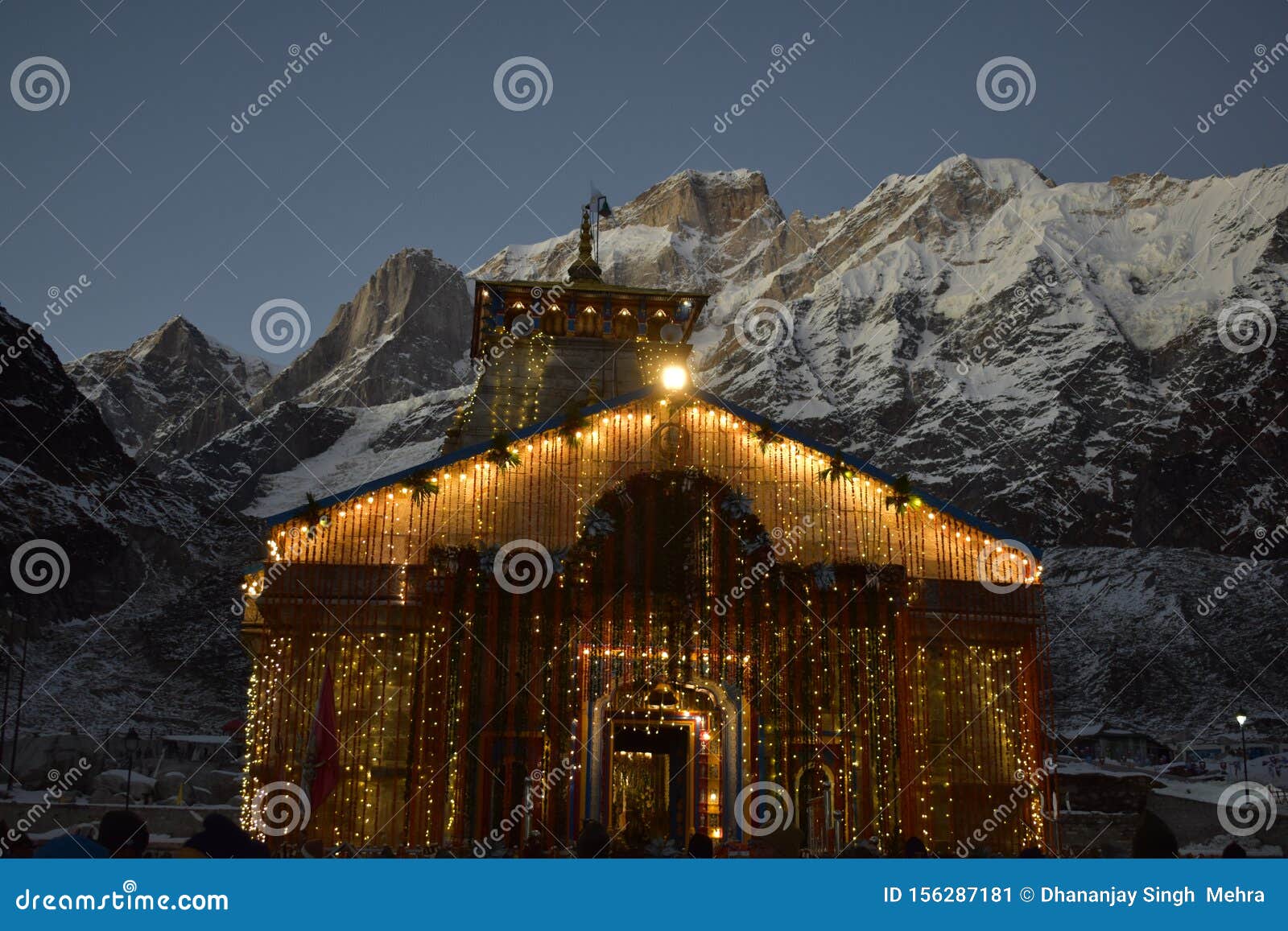 Kedarnath temple editorial photo. Image of temple, snow - 156287181