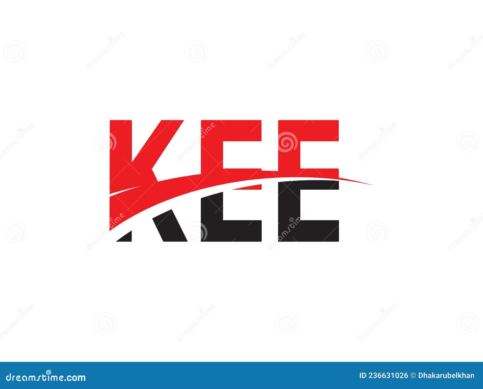 KEE Letter Initial Logo Design Vector Illustration Stock Vector ...