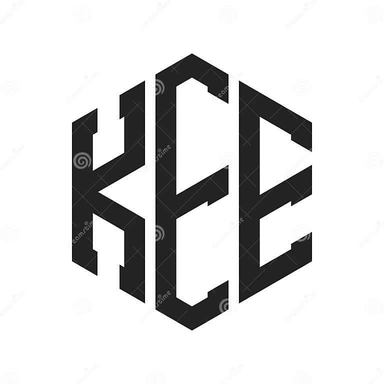 KEE Logo Design. Initial Letter KEE Monogram Logo Using Hexagon Shape ...