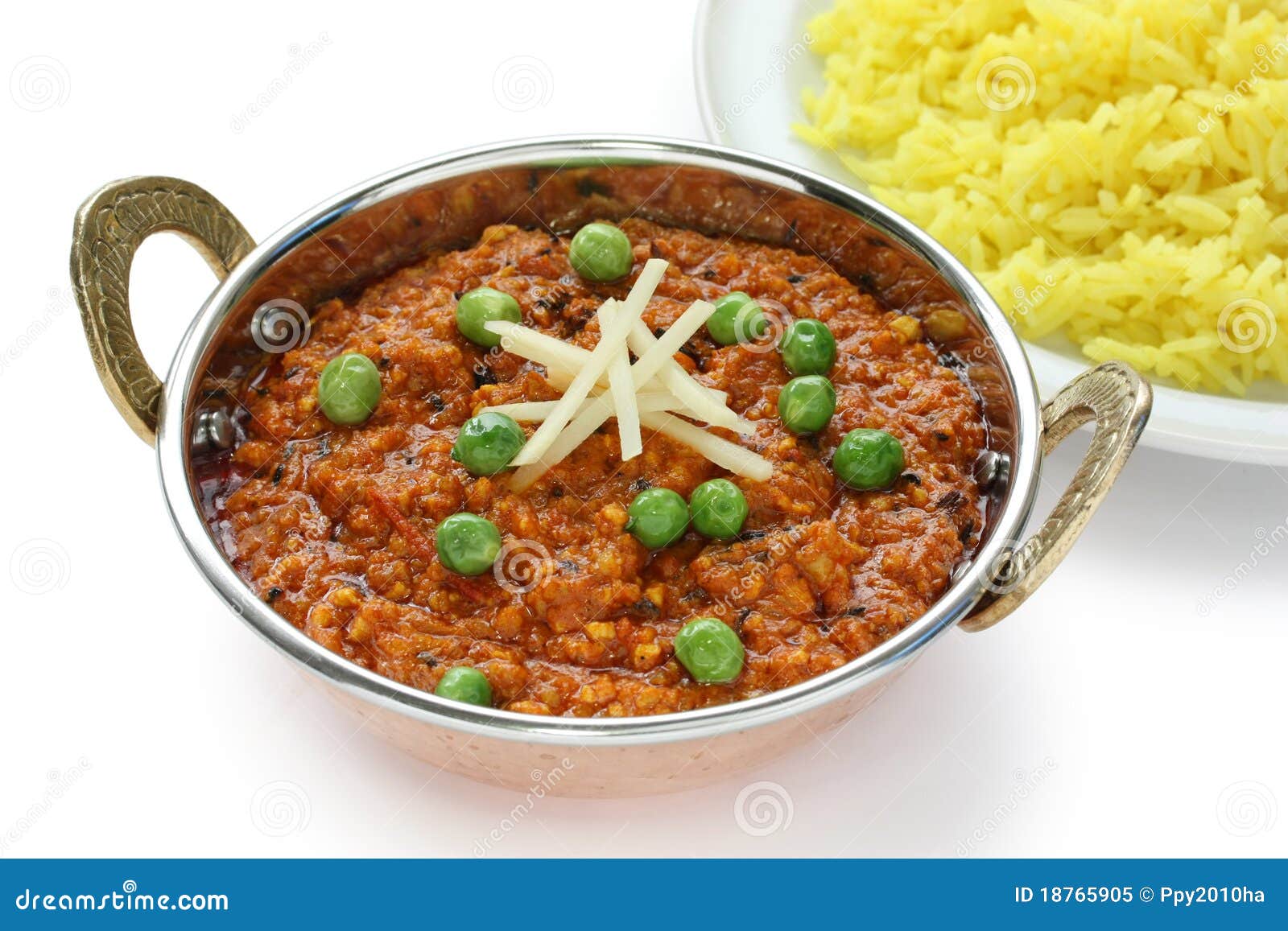 Keema curry , indian food stock image. Image of masala - 18765905