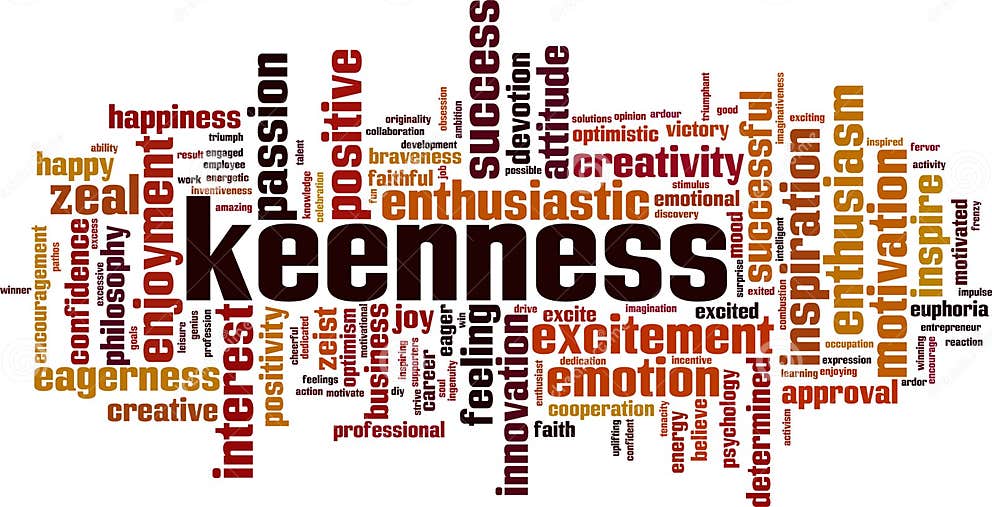 Keenness word cloud stock vector. Illustration of philosophy - 169920731