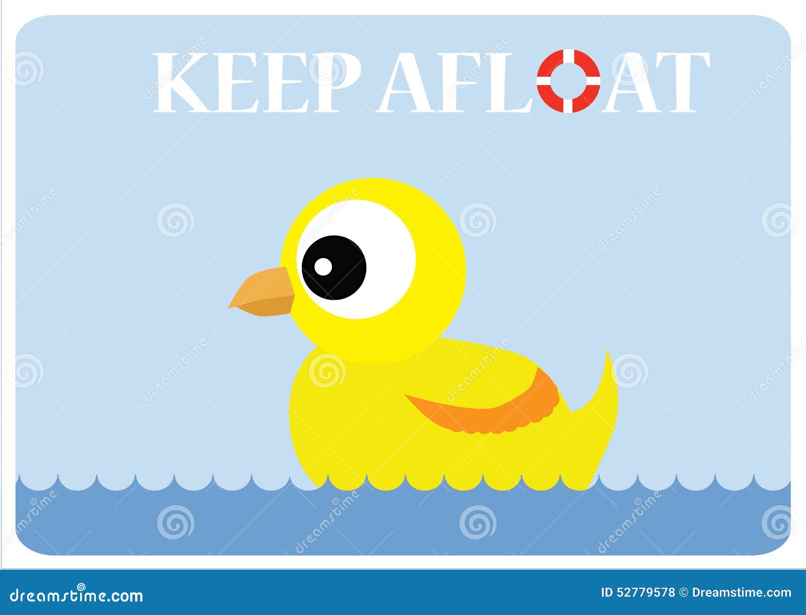 Keep afloat stock illustration. Illustration of handle - 52779578