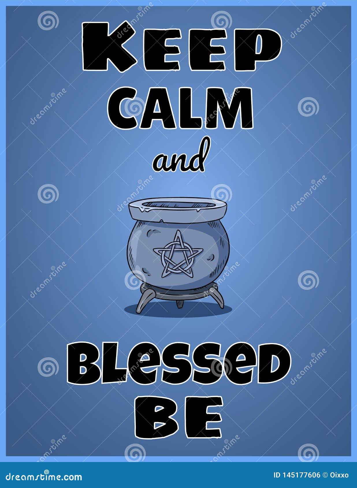 Blessed Witch Sign And Sacred Sun, Gold Symbol Of Blessing. The Moon ...