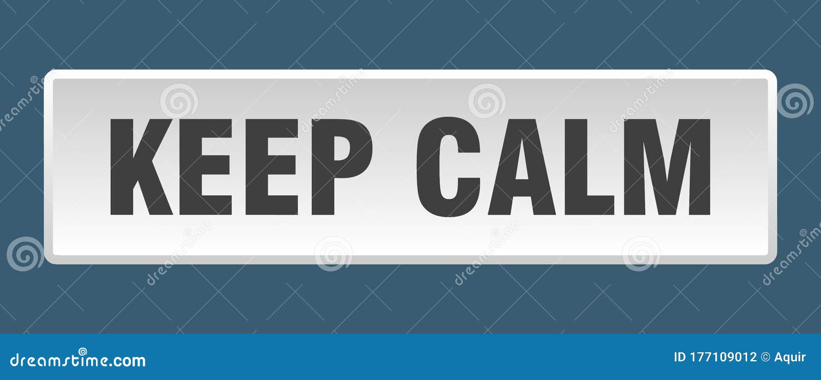 Keep Calm Button. Keep Calm Square Isolated Push Button Stock Vector ...