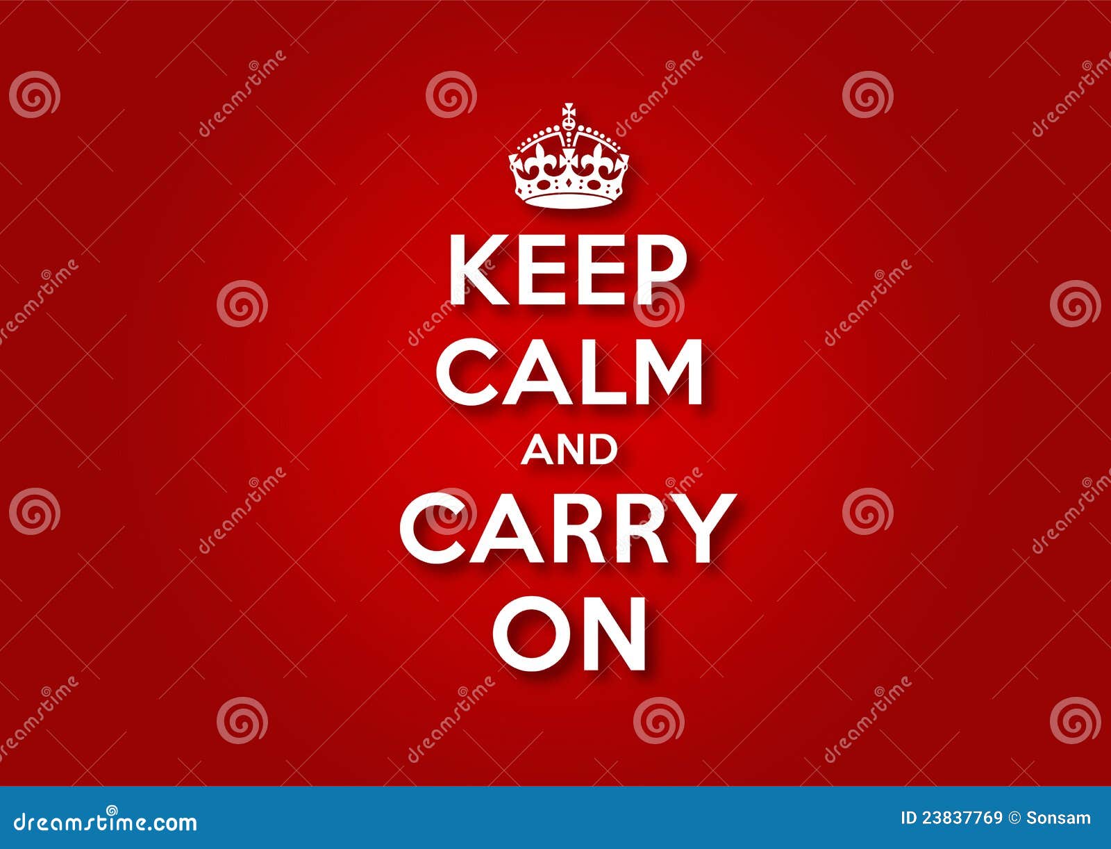 Keep Calm and Carry on stock vector. Illustration of majestic - 23837769