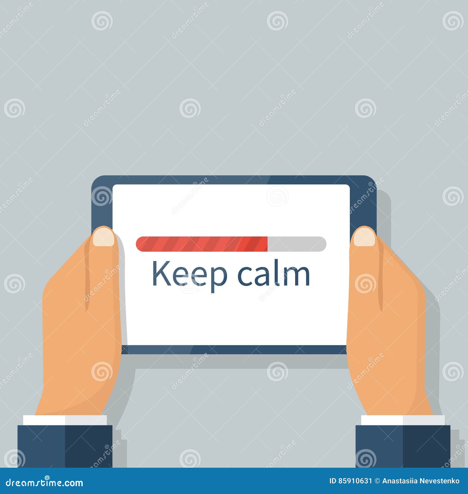 Keep calm concept. stock vector. Illustration of calm - 85910631