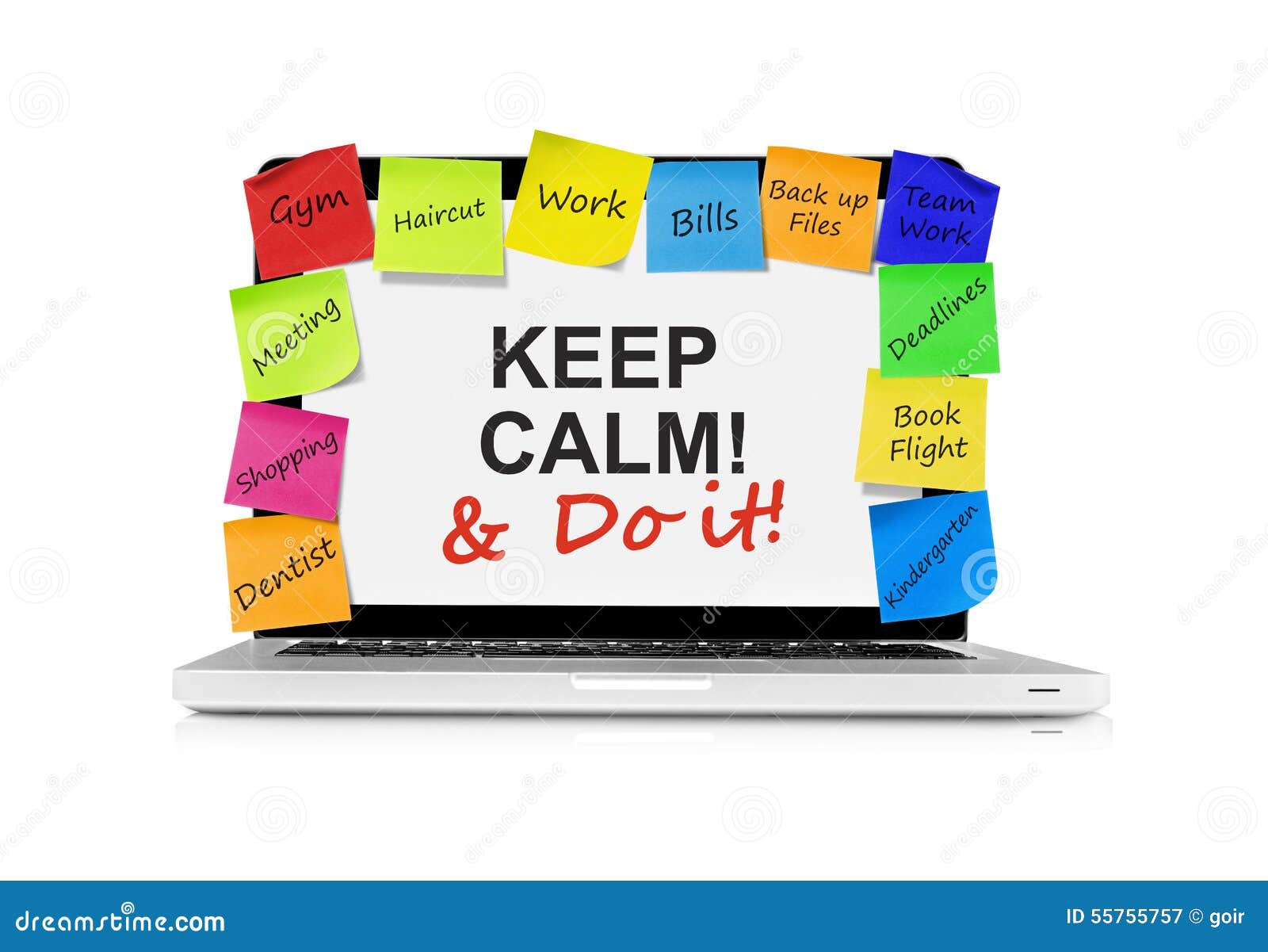 Keep calm and do it stock image. Image of modern, colored - 55755757