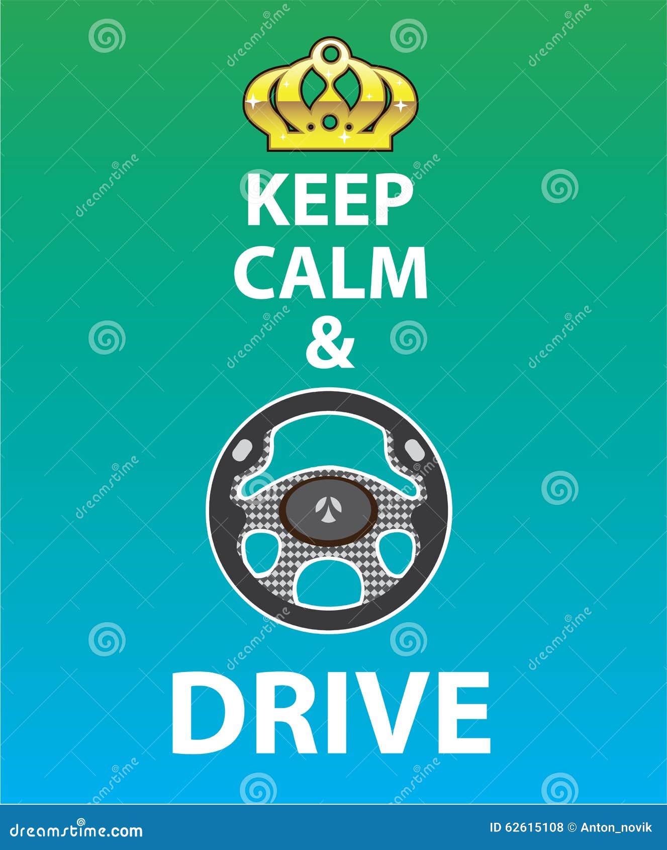 Keep Calm and Drive vector stock vector. Illustration of transportation ...