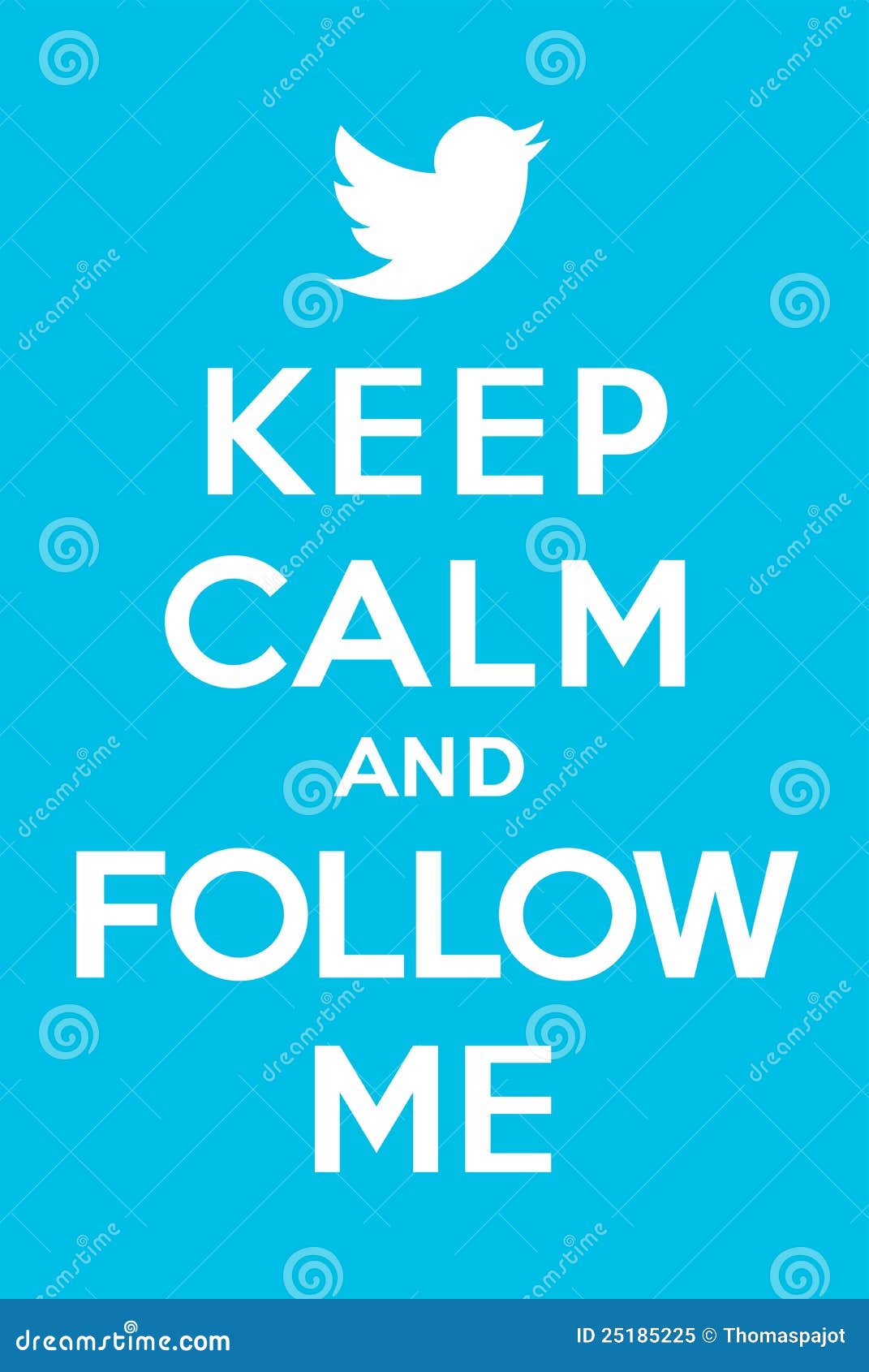 Keep Calm and Follow Me 2 editorial image. Illustration of bird - 25185225