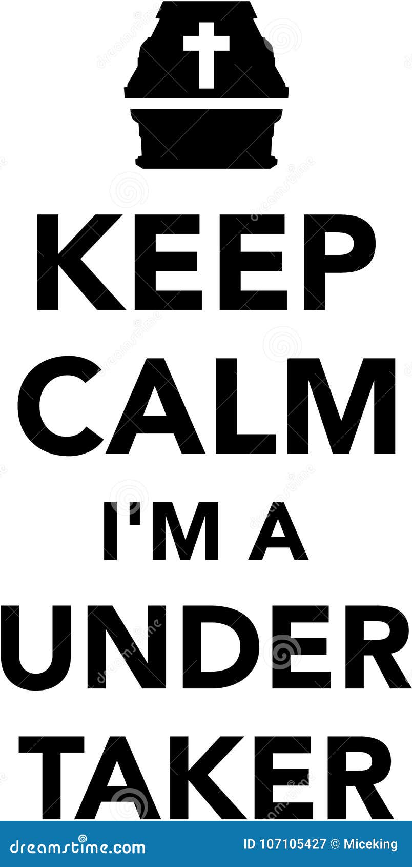 Undertaker With Coffin Cartoon Illustration | CartoonDealer.com #42783751