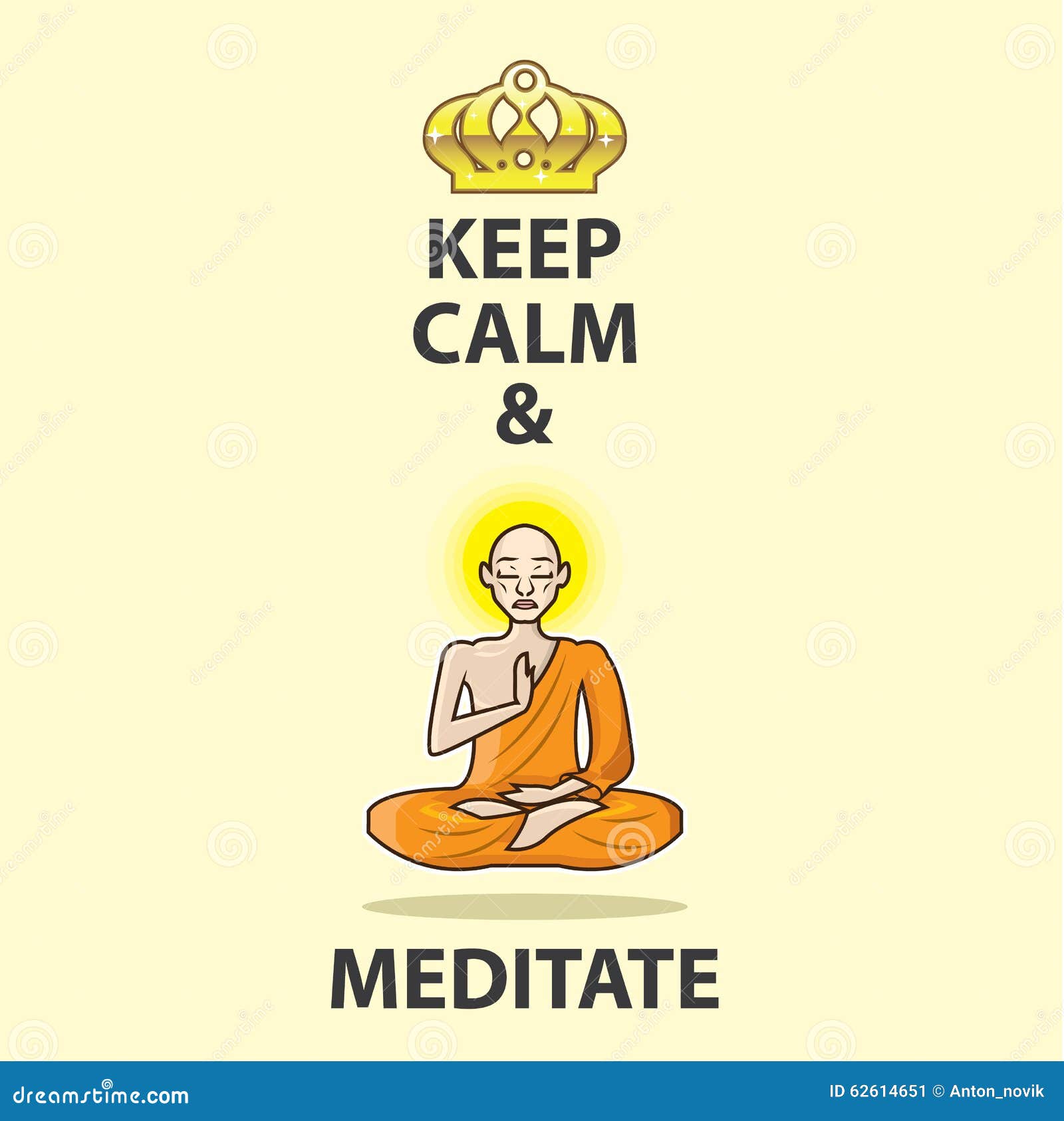 Monk Keep Cleaning Leaves In Temple Area A Routine Of Buddhism M Vector ...