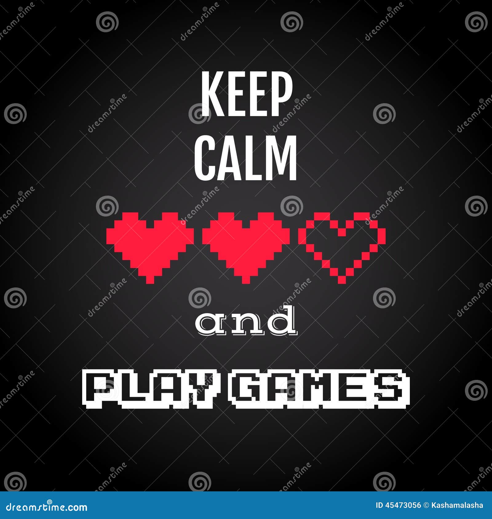 Keep Calm and Play Games, Gaming Quote Vector Stock Vector ...