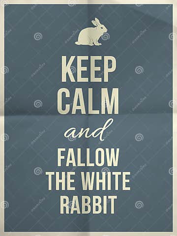 Keep calm rabbit quote stock vector. Illustration of color - 39167316