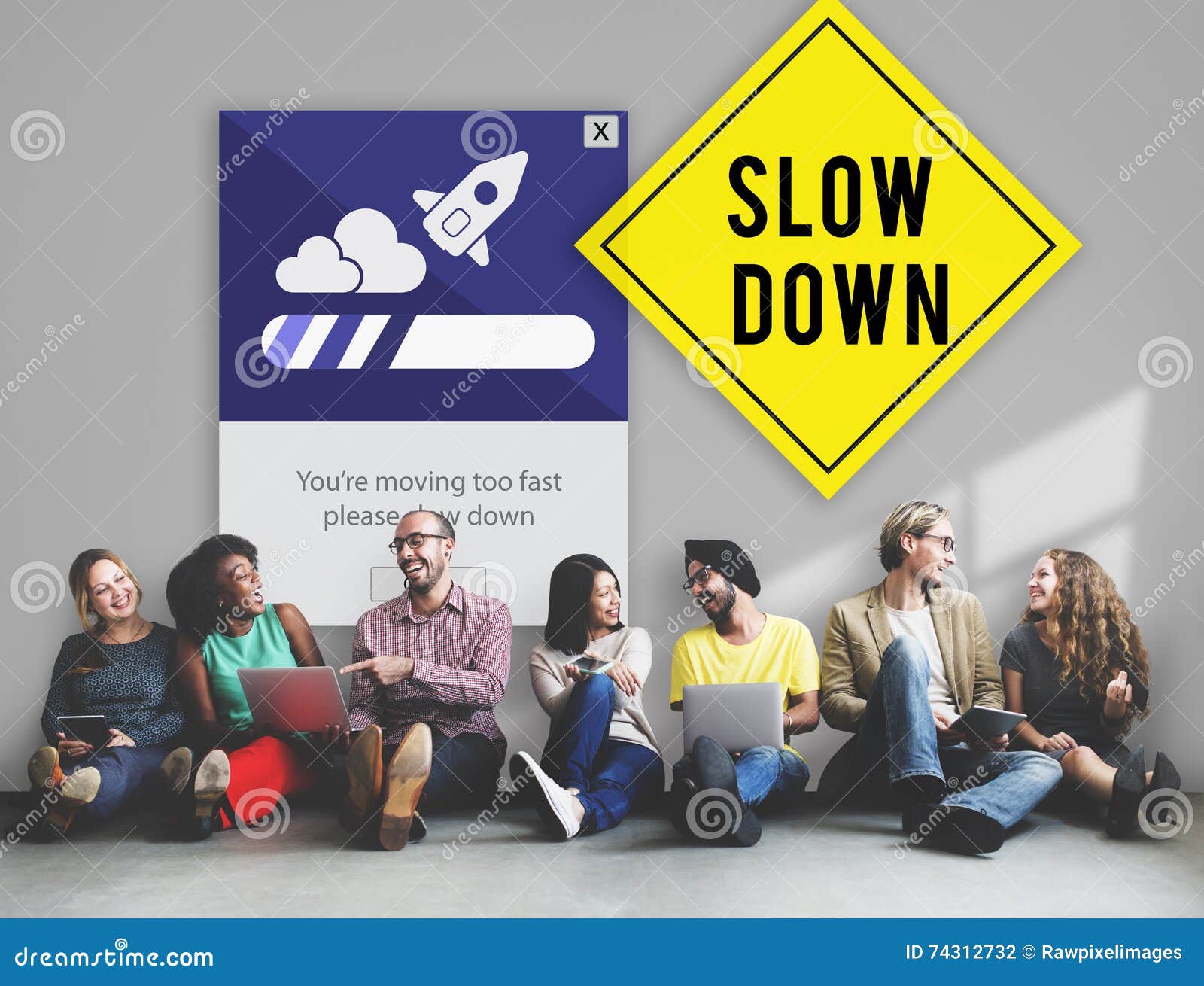 Reduce Speed Sign Royalty-Free Stock Photo | CartoonDealer.com #53916807