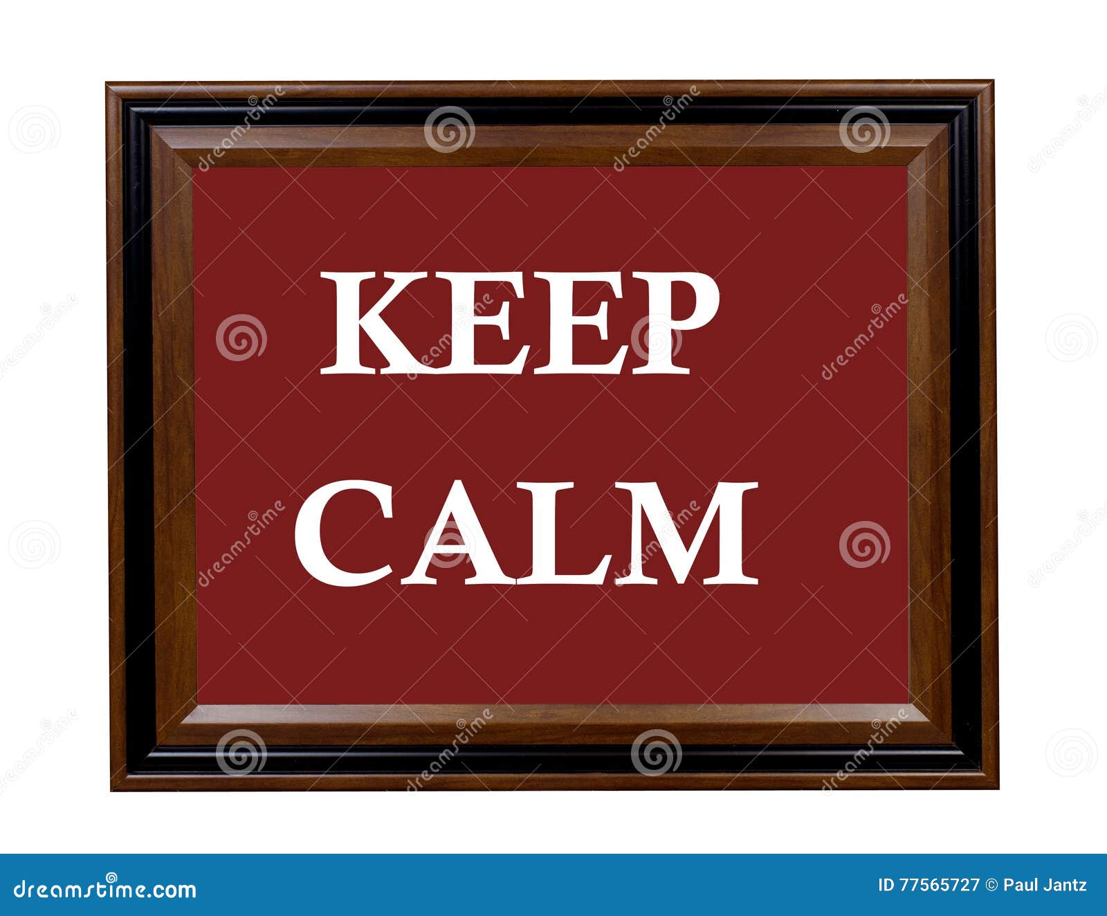 Keep Calm sign stock image. Image of letters, centered - 77565727