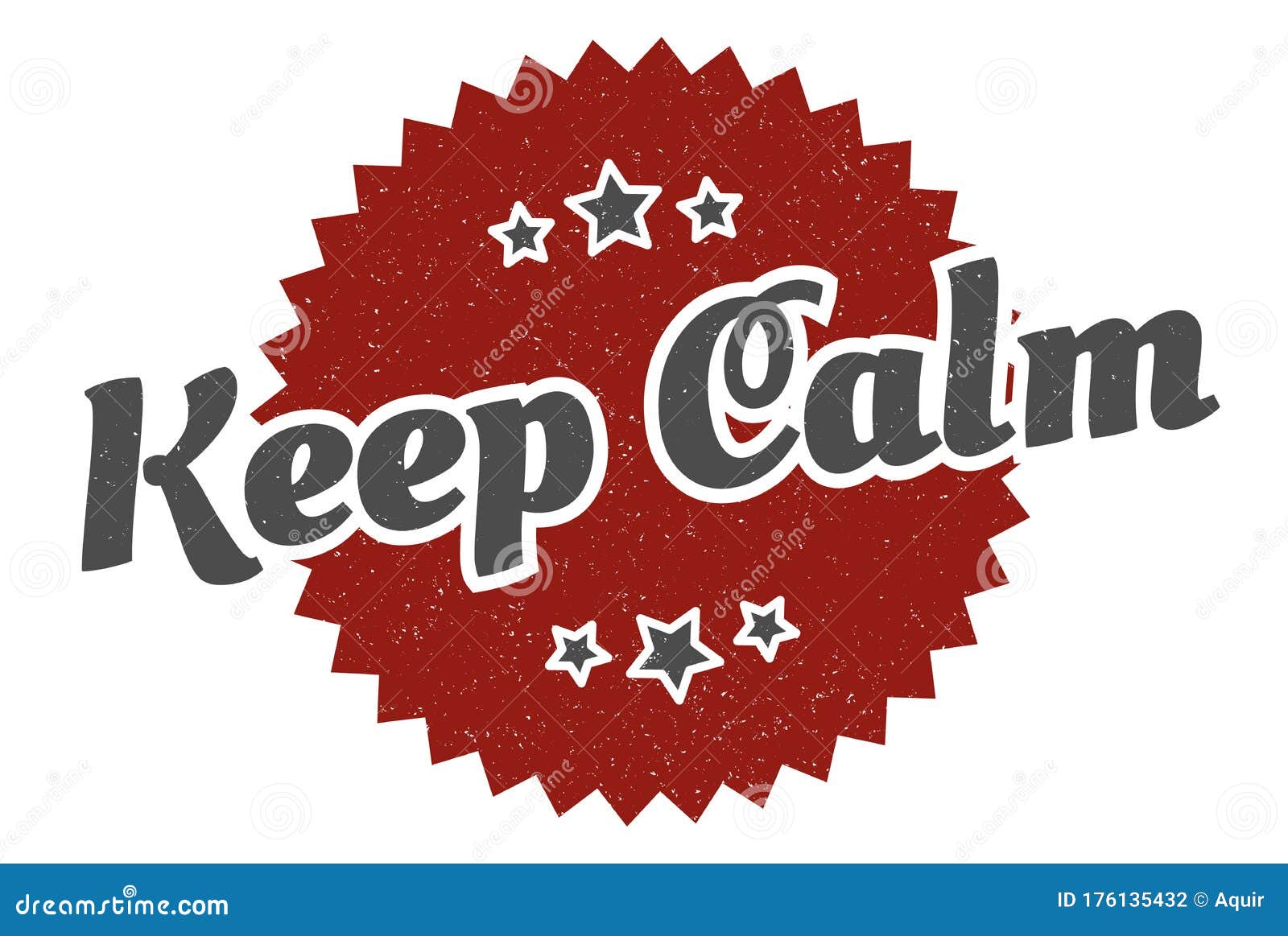 Keep Calm Sign. Keep Calm Vintage Retro Label Stock Vector ...