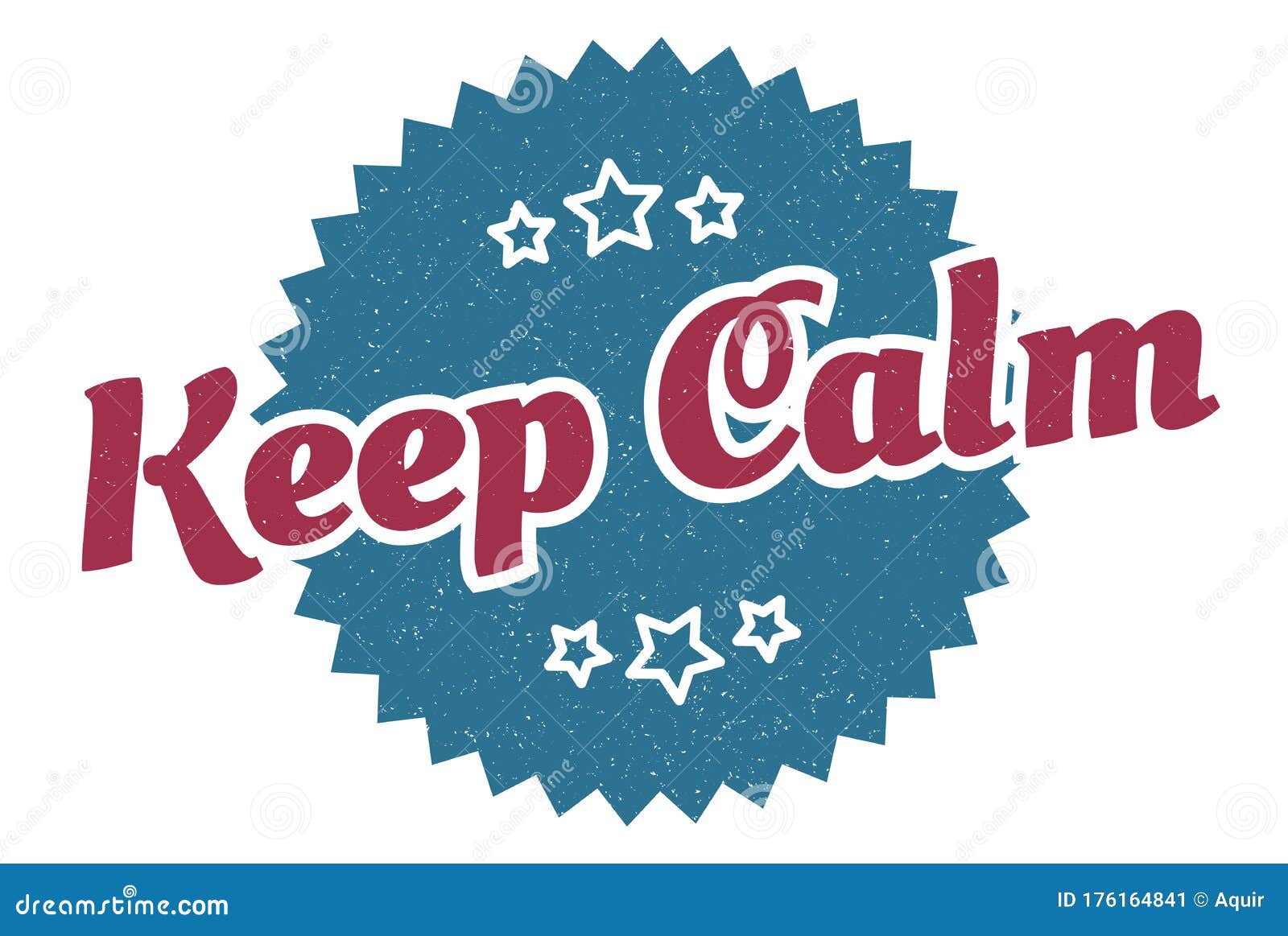 Keep Calm Sign. Keep Calm Vintage Retro Label Stock Vector ...