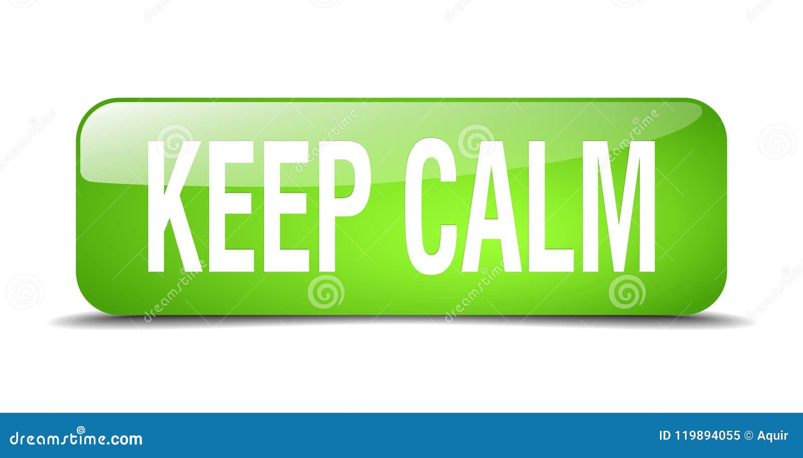 Keep calm button stock vector. Illustration of notice - 119894055