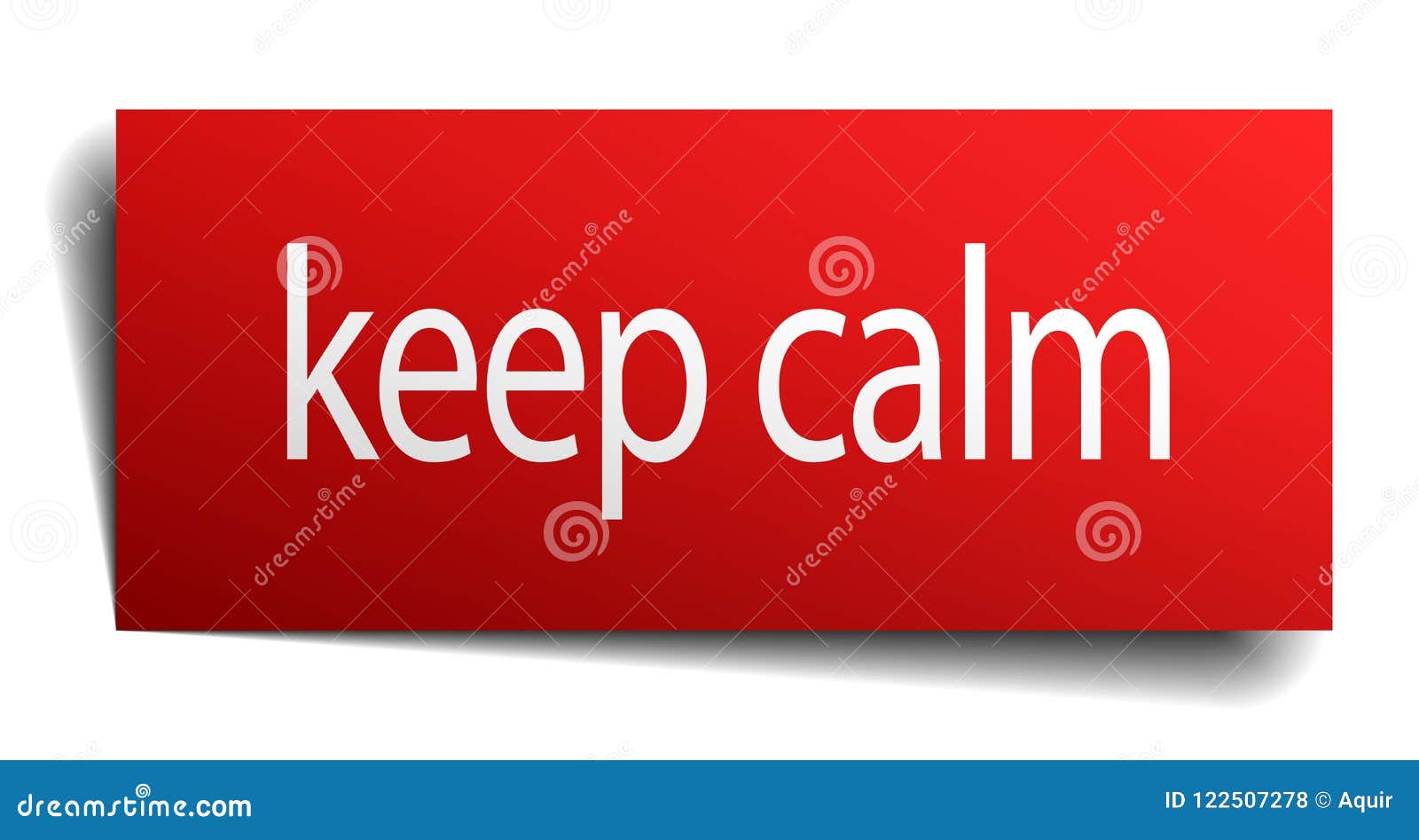 Keep calm sign stock vector. Illustration of banner - 122507278