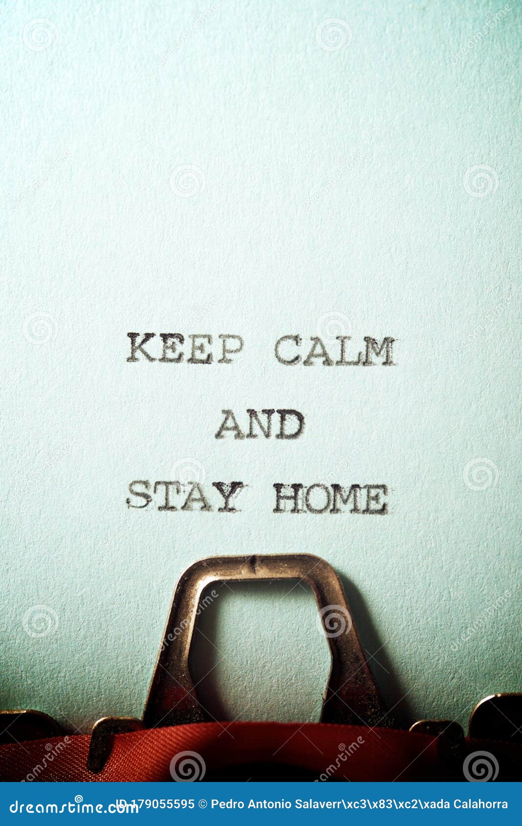 Keep calm and stay home stock image. Image of advertising - 179055595