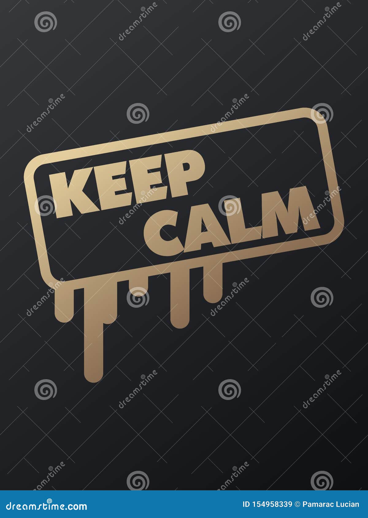 Keep Calm Sticker.Keep Calm Square Isolated Sign.Keep Calm Stock Vector ...