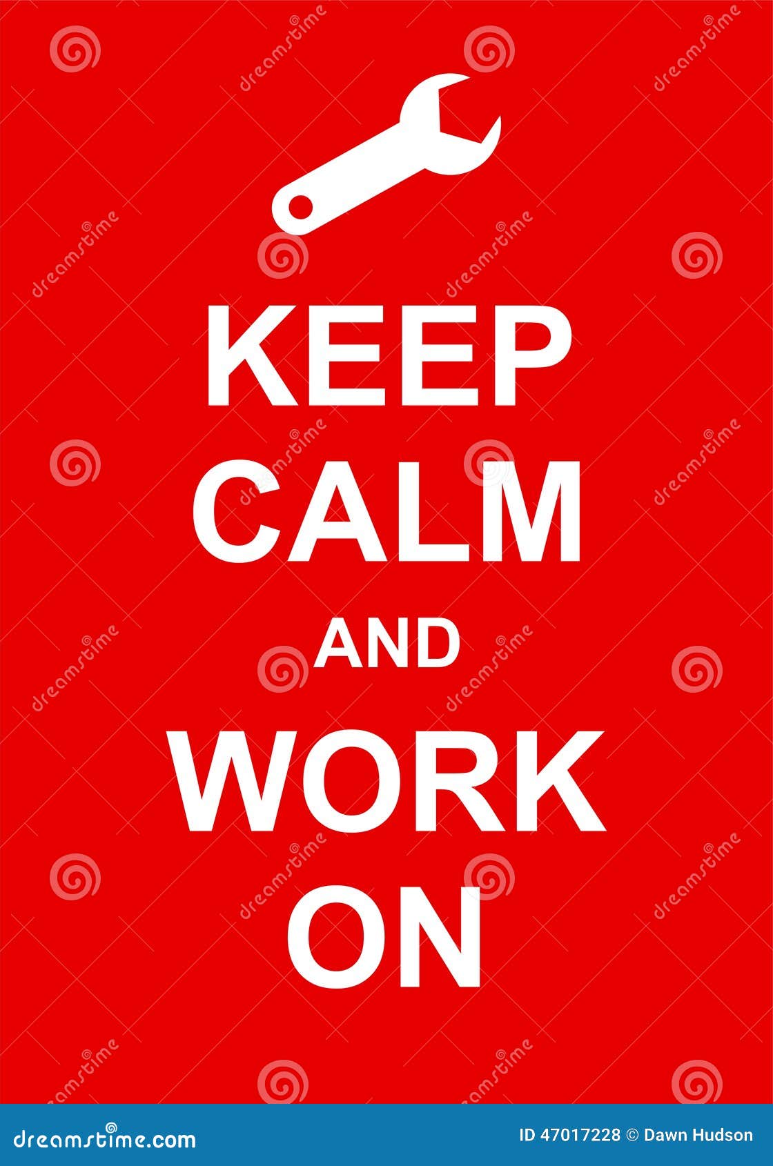 Keep Calm and Work on stock illustration. Illustration of expressions ...