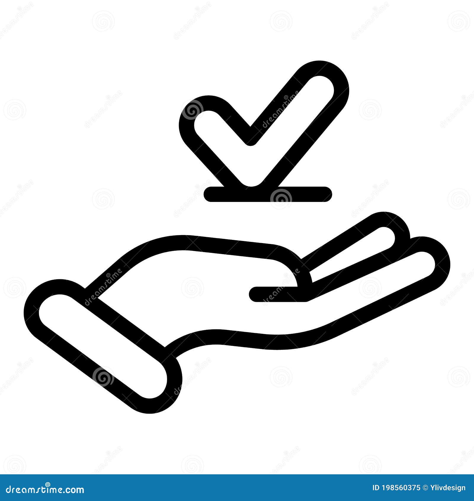 Keep Care Reliability Icon, Outline Style Stock Vector - Illustration ...