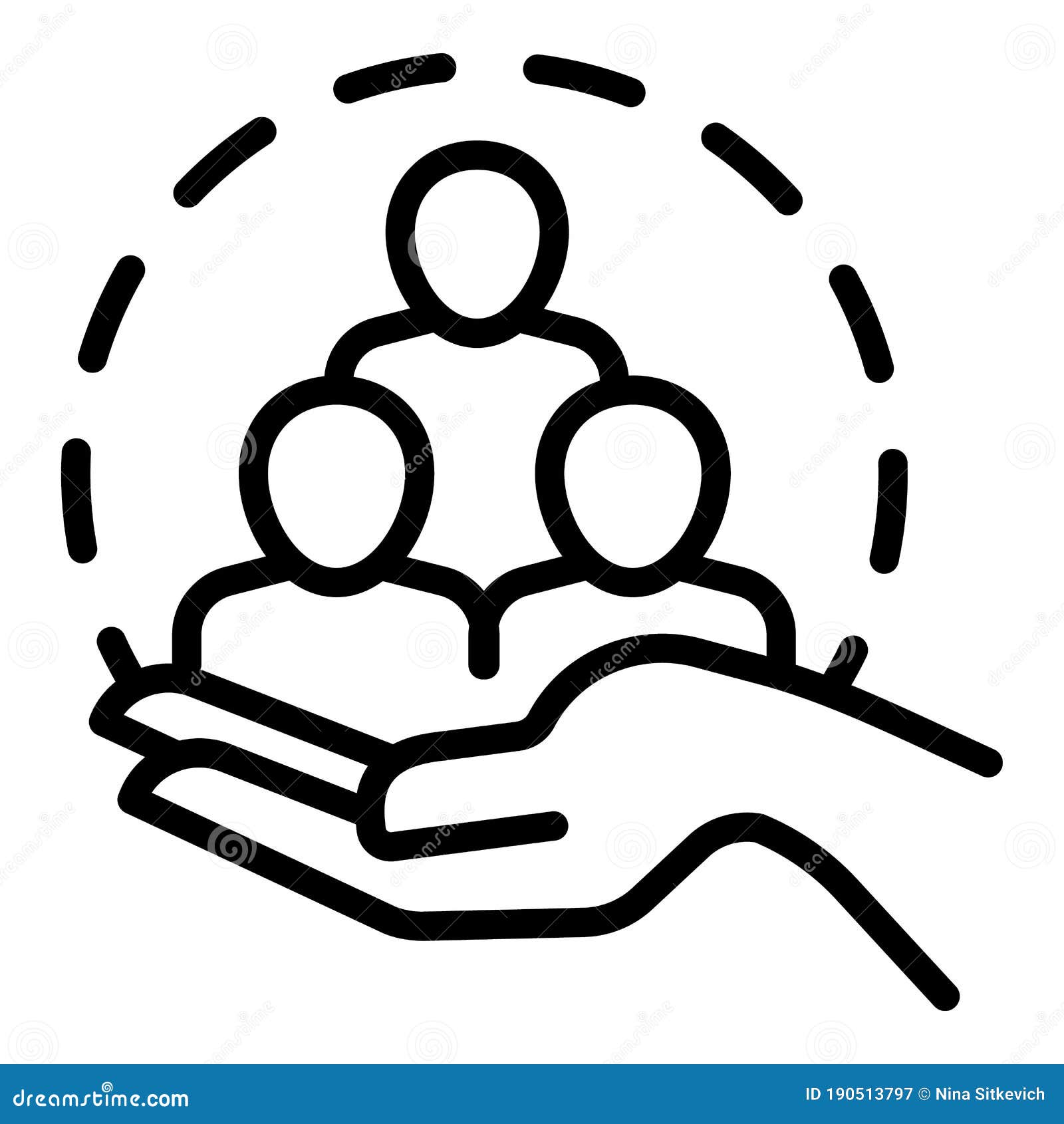 Keep Care Teamwork Icon, Outline Style Stock Vector - Illustration of ... Keep Care Teamwork Icon, Outline Style Stock Vector - Illustration of ...