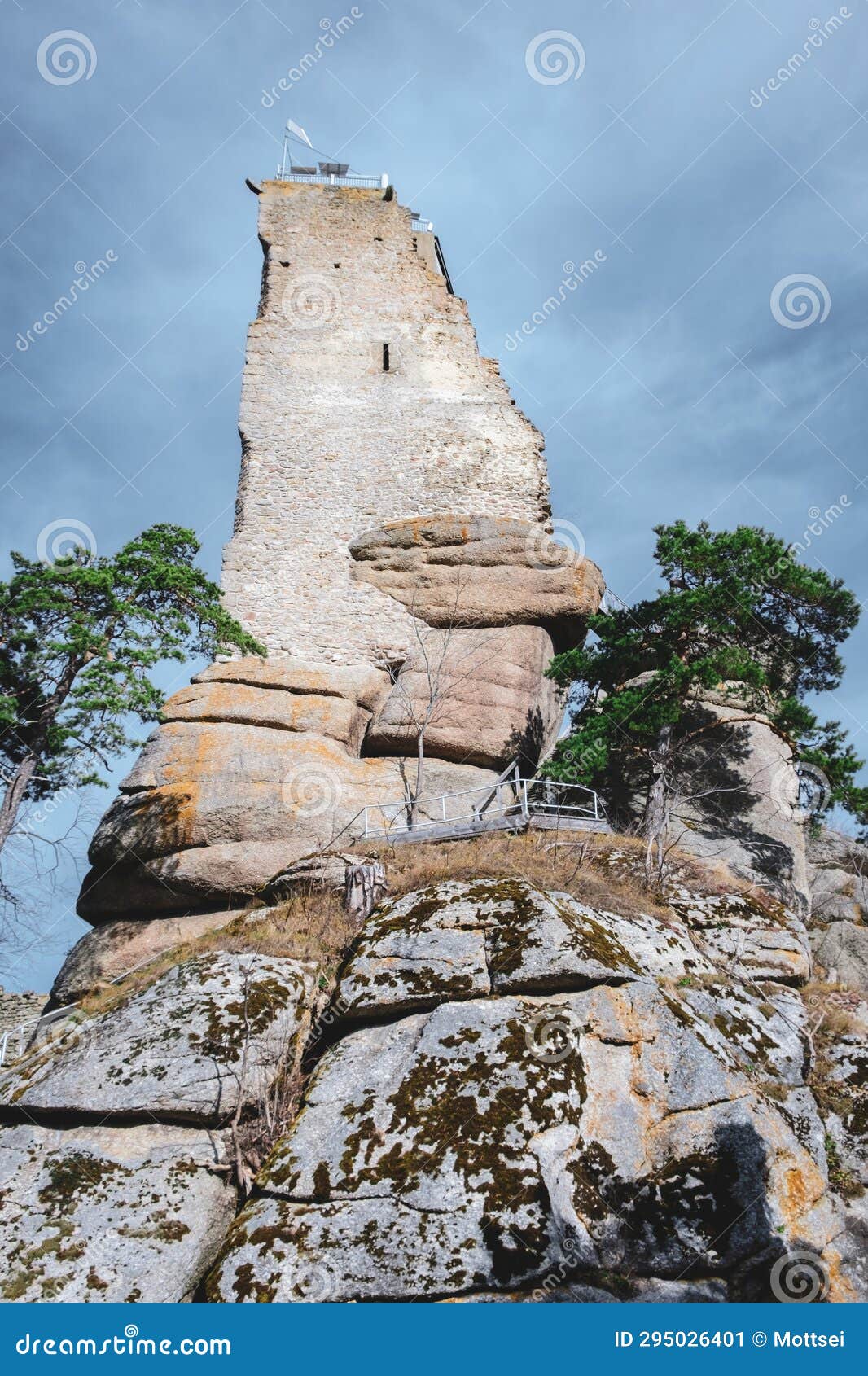 Keep of Castle Arbesbach stock image. Image of fortification - 295026401