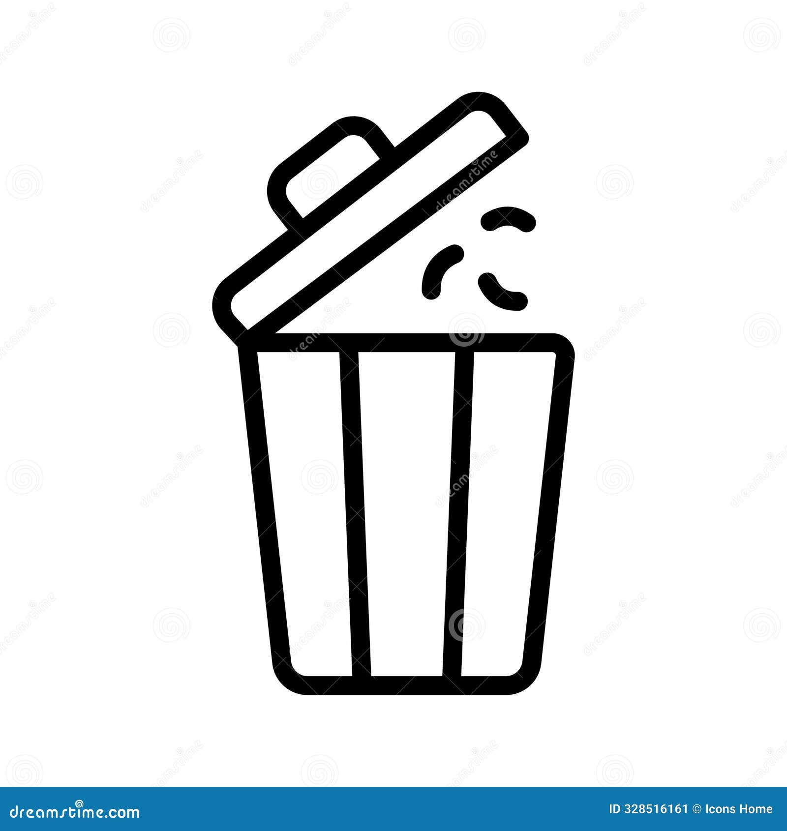 Keep it Clean with Our Visually Perfect Dustbin Vector Icon Stock ...