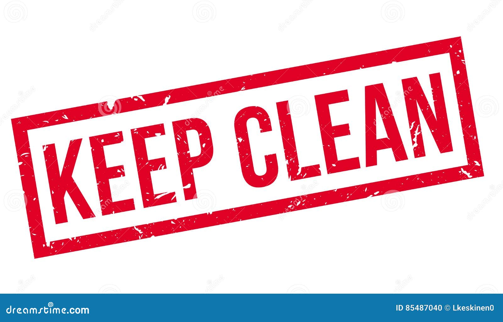 Keep Clean rubber stamp stock illustration. Illustration of ...