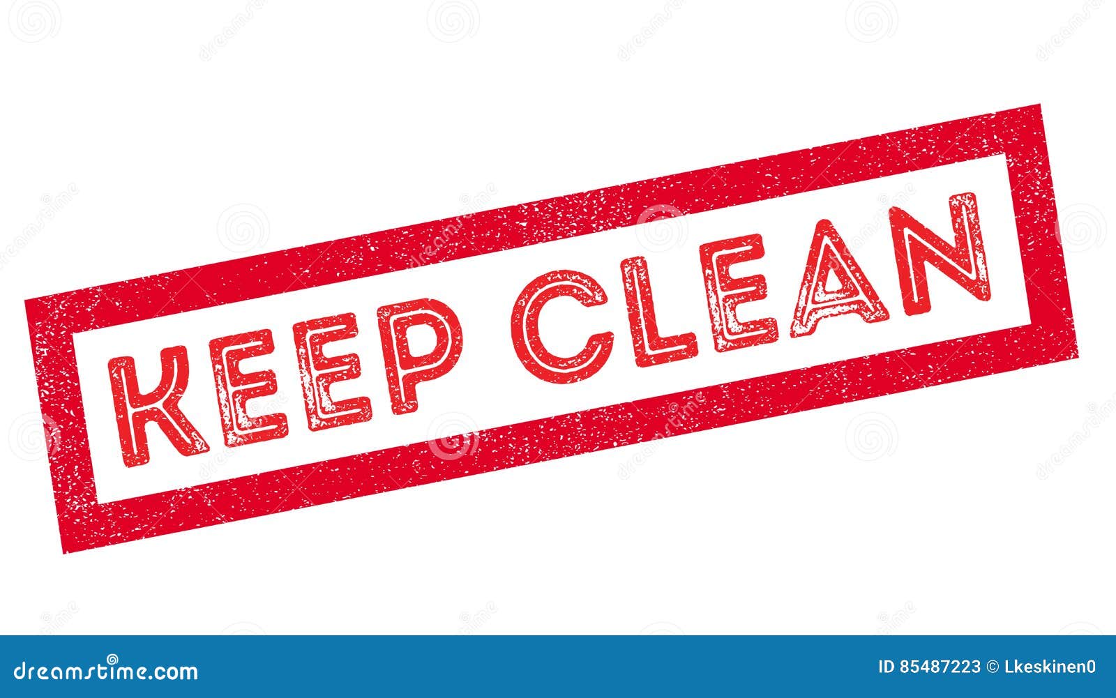 Keep Clean rubber stamp stock illustration. Illustration of rectangular ...