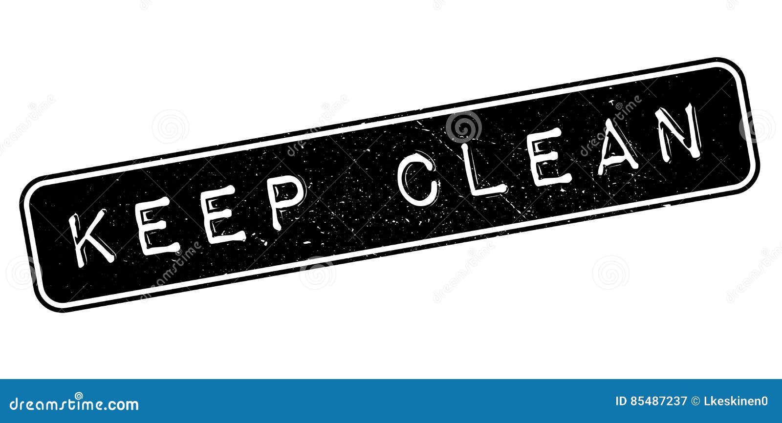 Keep Clean rubber stamp stock illustration. Illustration of fresh ...