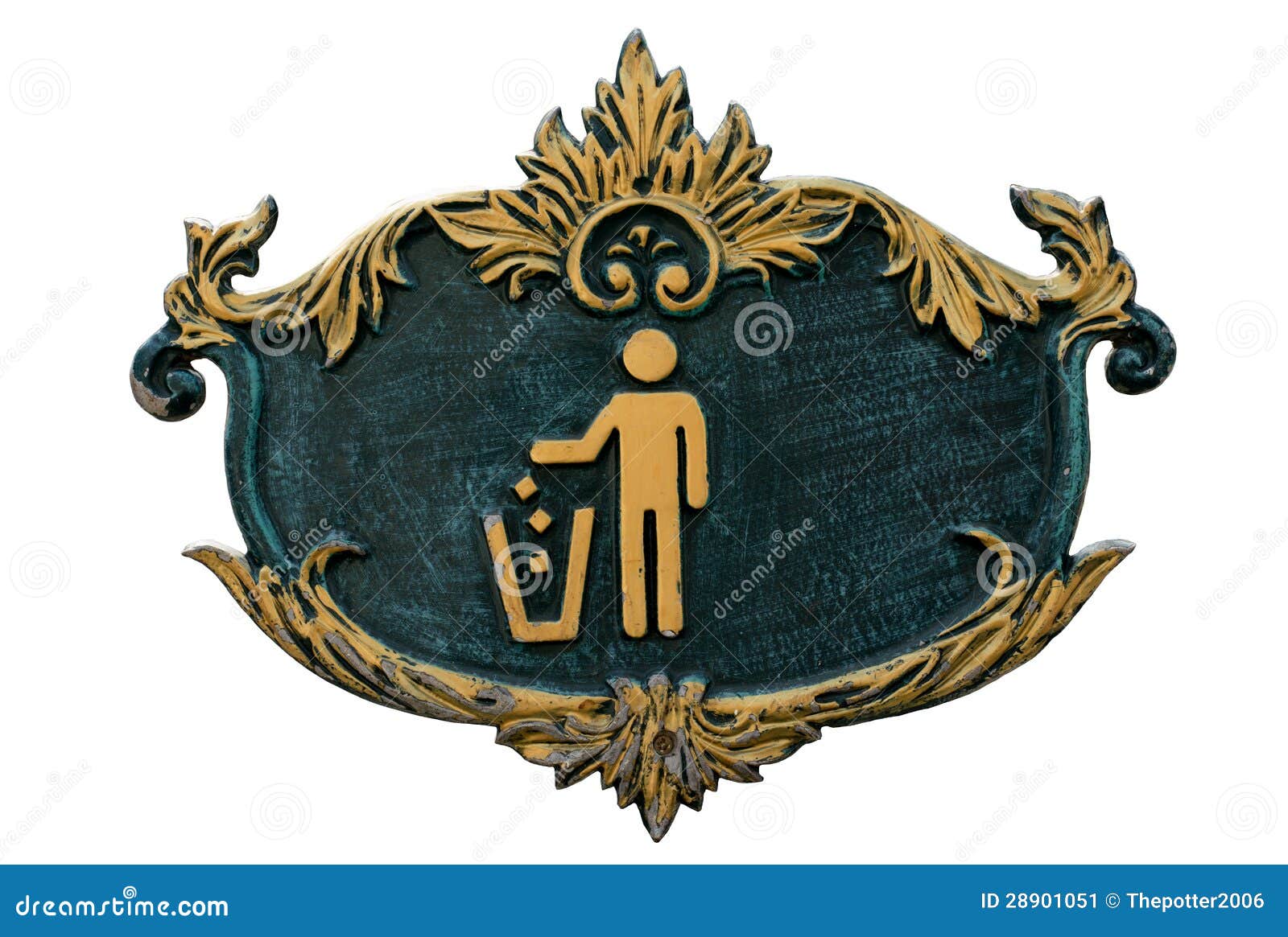 Clean The Dog Sign. Pick Bag Garbage Poo Rule. Prohibition Green Stock ...