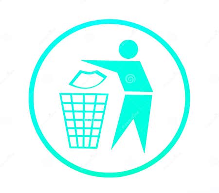 Keep clean symbol stock illustration. Illustration of figure - 33147787