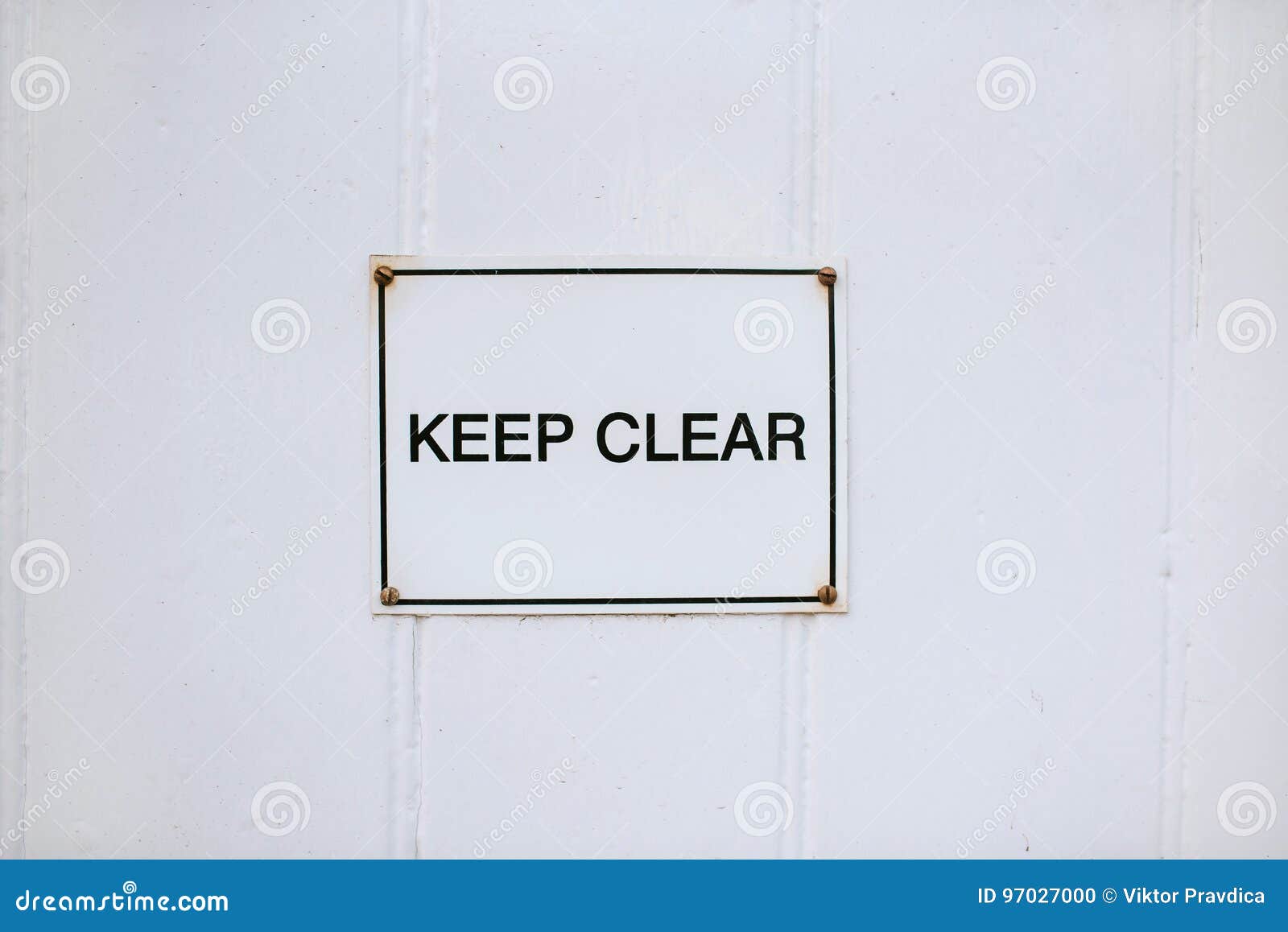 Keep clear sign stock photo. Image of idea, message, sign - 97027000